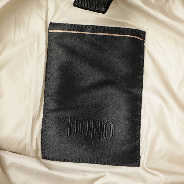 DUNO デュノ メンズ ダウン ブルゾン パーカー ショート丈 ウール レーヨン ポリエステル VIRTUS 0128/ベージュ｜DUNO｜菅原靴店